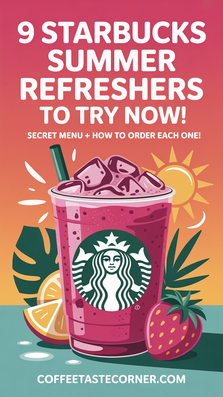 9 Delicious Starbucks Summer Refreshers to Try Now - Coffee Taste Corner