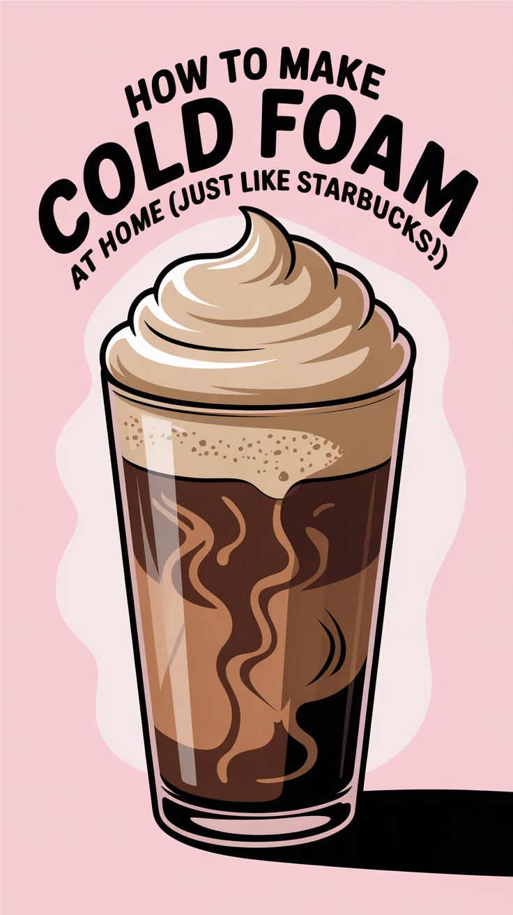 How to Make Cold Foam at Home (Just Like Starbucks!) - Coffee Taste Corner